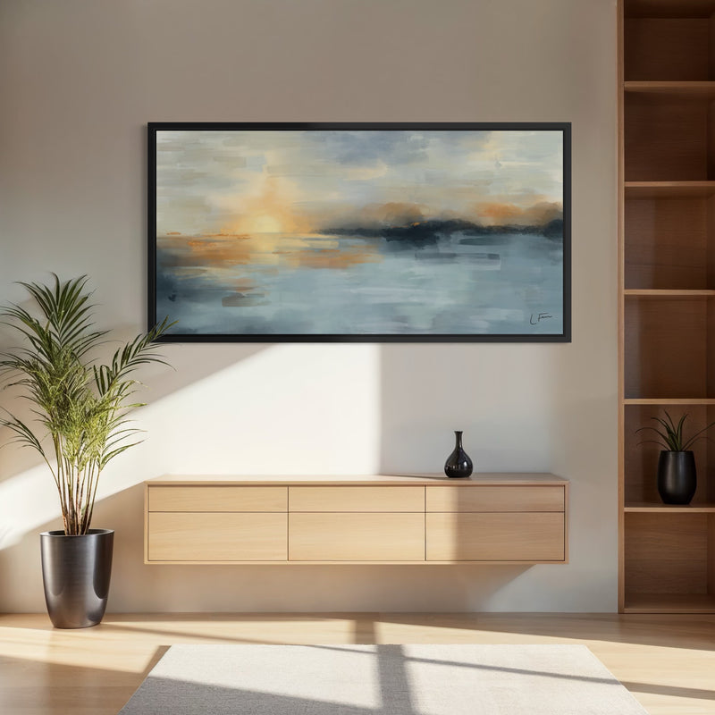 Framed Canvas - Tulum Blue – HD London Art